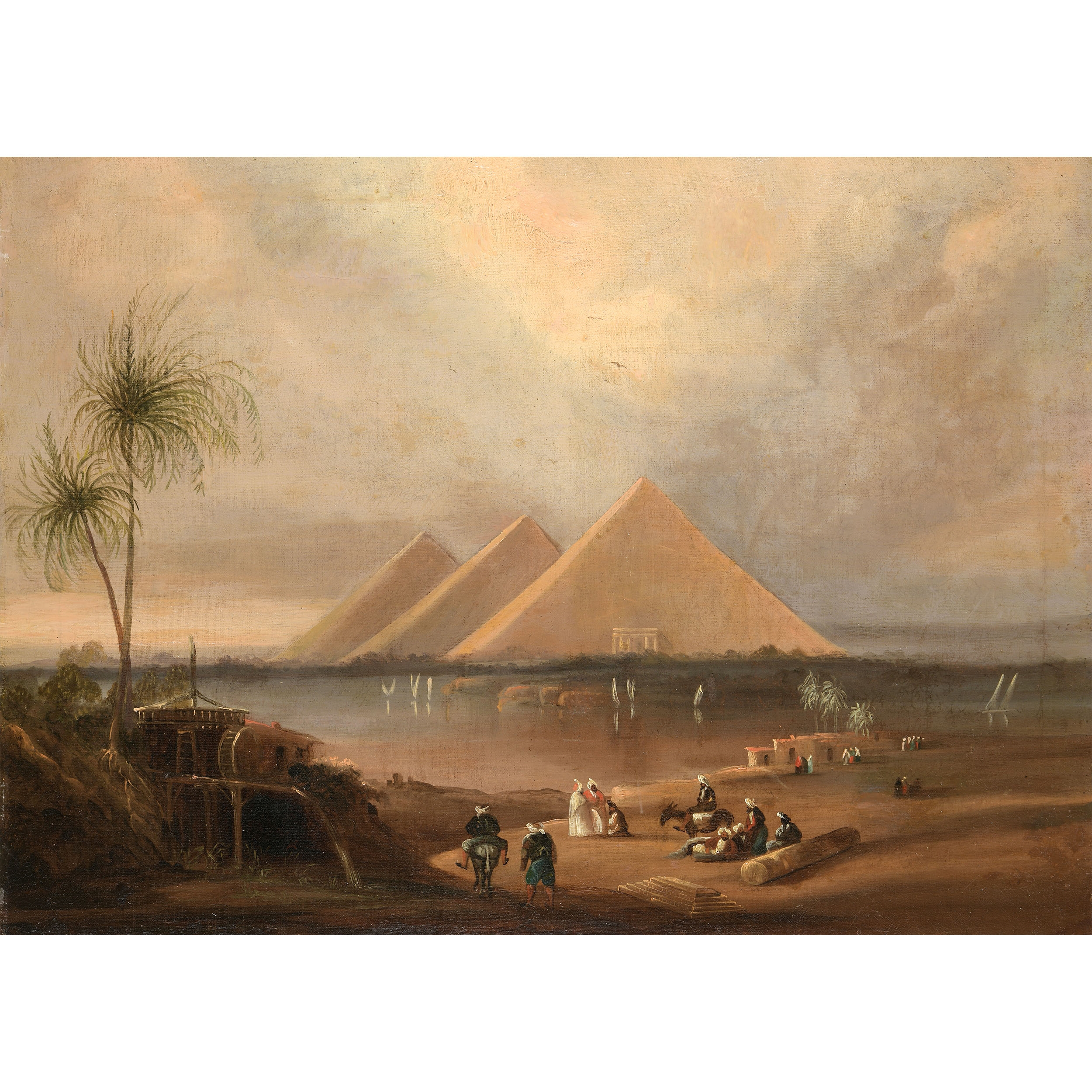 French School, 19th Century | Les pyramides d’Egypte | MutualArt