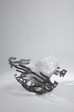 Etsuko Nishi | Object Etsuko Nishi, 1993 PÃ¢te de verre in white and ...