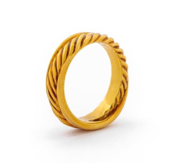 David Yurman | David Yurman 18K Yellow Gold Cable Ring | MutualArt