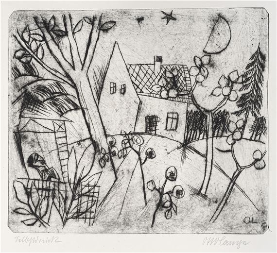 Otto Lange | Sommernacht (1919 - 1920) | MutualArt
