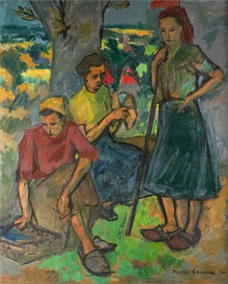 Pierre Lacroix | Trois paysannes de l’Ardèche (1954) | MutualArt