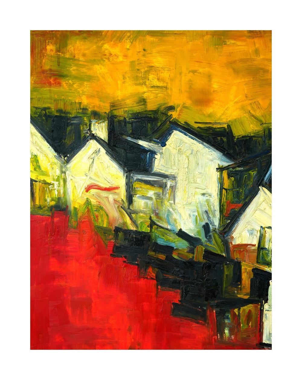 Syed Haider Raza | SAYED HAIDER RAZA (1922-2016) LANDSCAPE. ACRYLIC ON ...