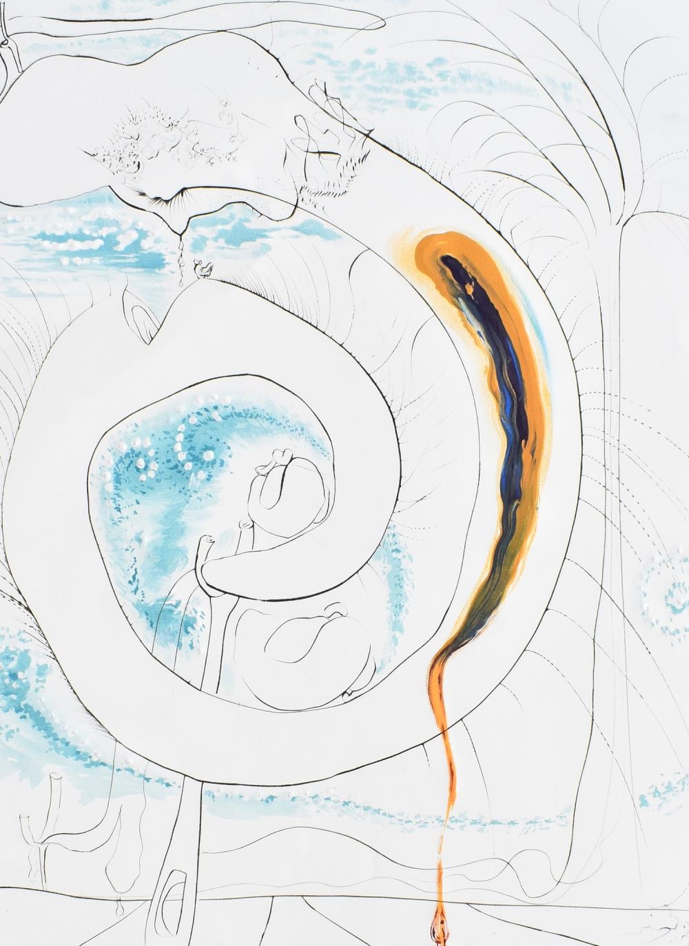 Salvador Dalí | The Visceral Circle of the Cosmos (The Conquest of ...