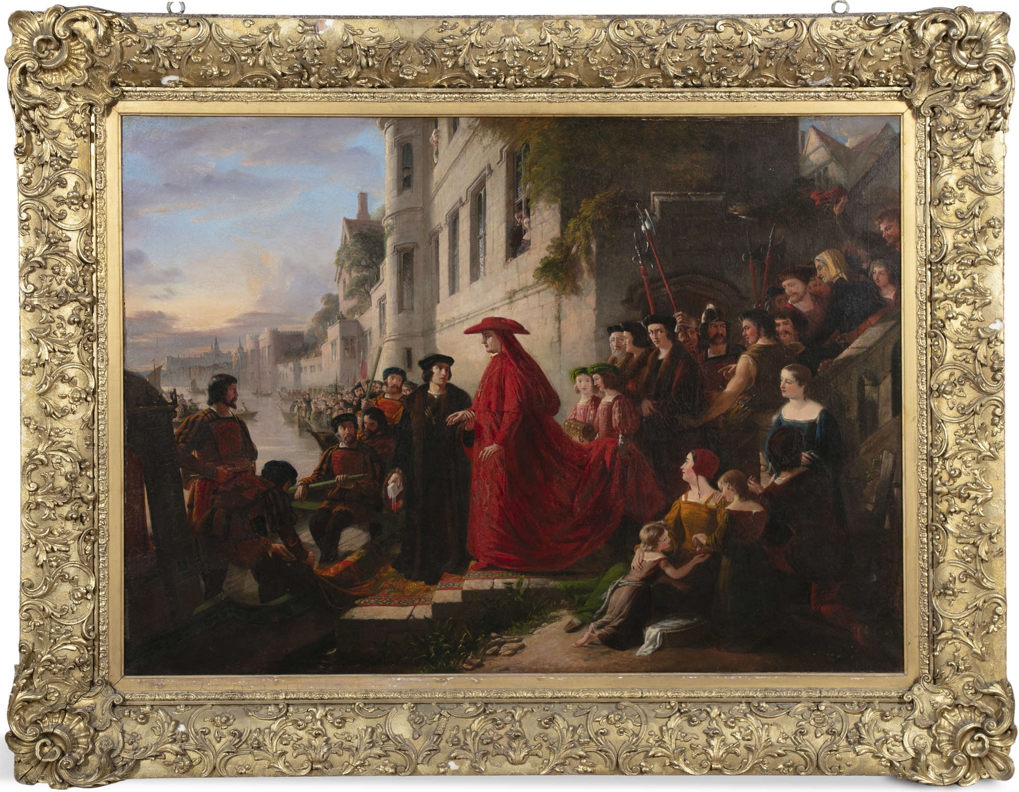 Samuel West | Cardinal Wolsey leaving London after his Disgrace (Circa ...
