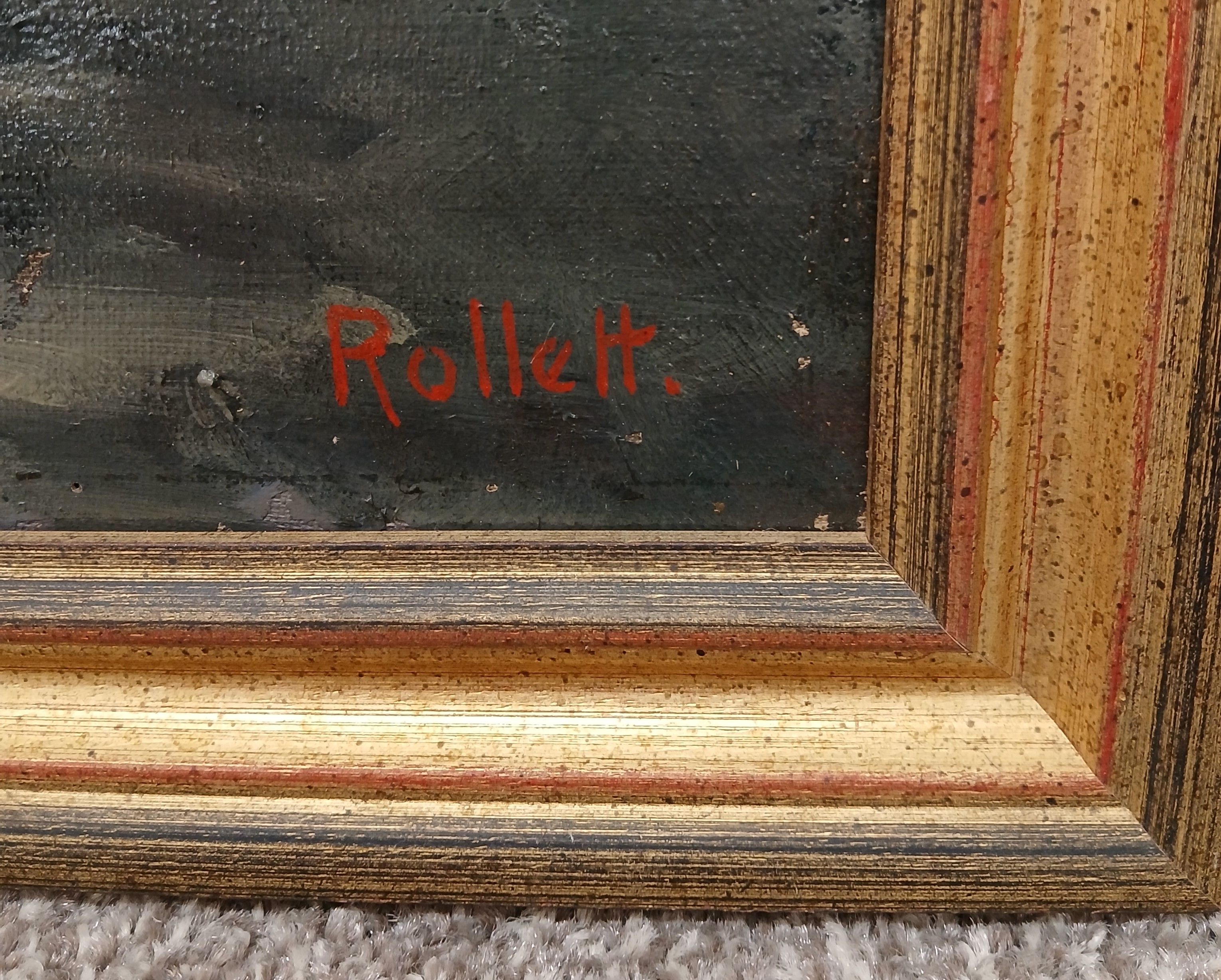 Herbert Rollett | Herbert Rollett (1872-1932) oil on canvas depicting ...