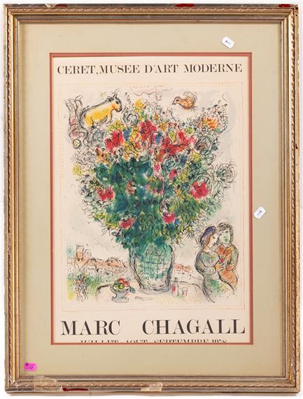 Marc Chagall | 1978 Marc Chagall Exhibition Poster | MutualArt