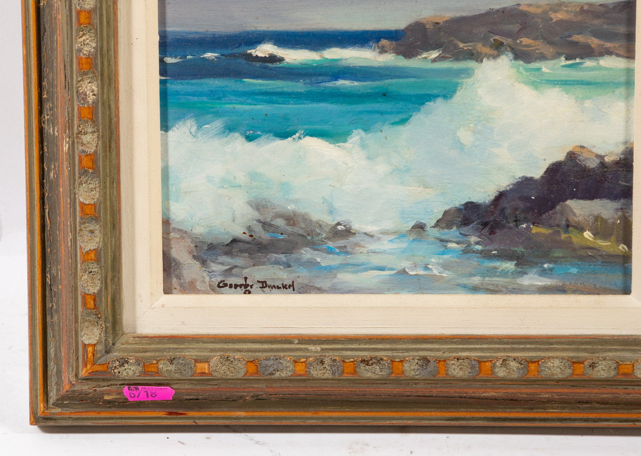 George William Dinckel | Rocks Below Bald Head | MutualArt