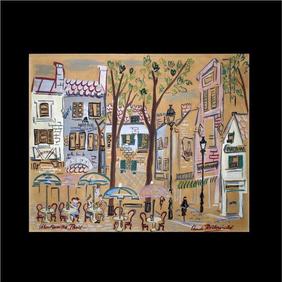 Claude Rodewald | Street Scene in Paris | MutualArt