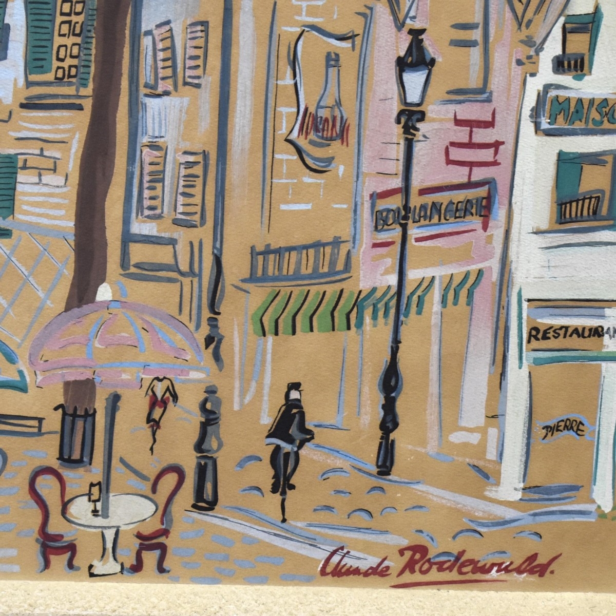 Claude Rodewald | Street Scene in Paris | MutualArt
