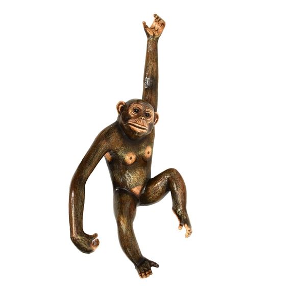 Sergio Bustamante | Hanging Monkey Sculpture | MutualArt