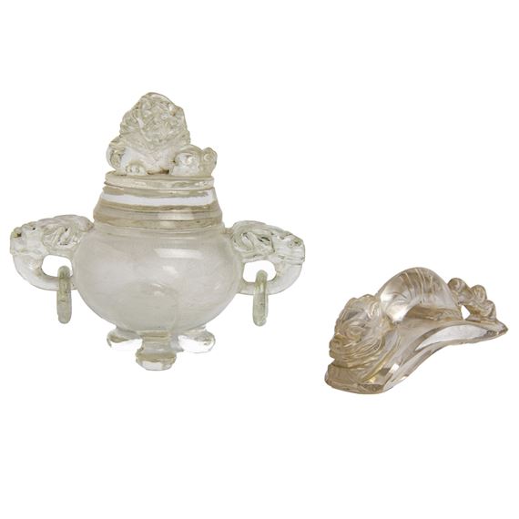 Republic Period | lot of 2) Chinese rock crystal objects | MutualArt