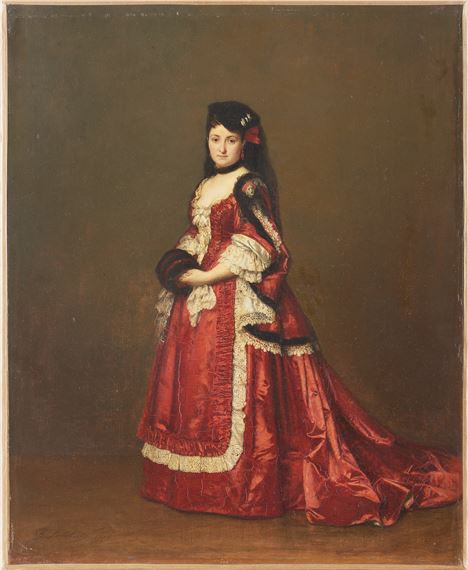 Charles François‏ Jalabert | Portrait of a Lady (1869) | MutualArt