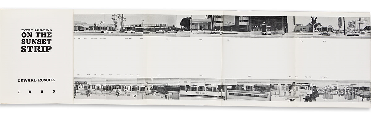 Ed Ruscha | Every Building on the Sunset Strip. (1966) | MutualArt