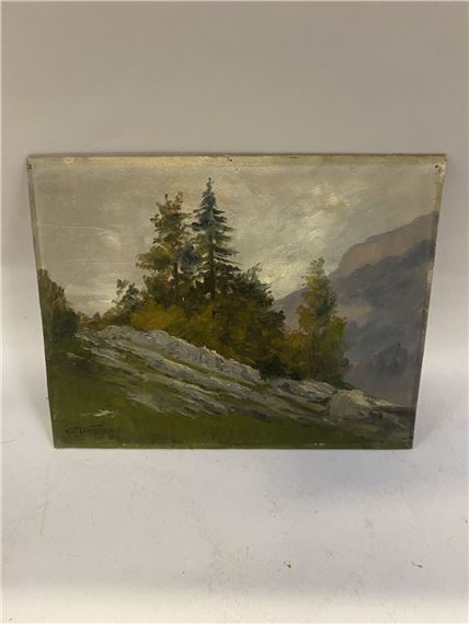 Charles Ludin | Charles LUDIN (1867-1949),'Paysage de montagne, 1920 ...