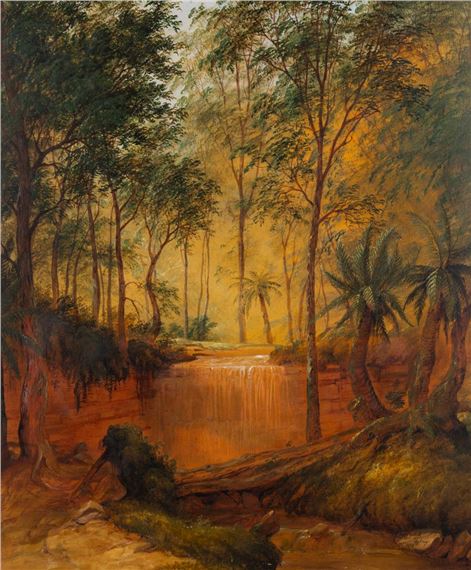 J.H. Carse | Waterfall 1886 (1886) | MutualArt