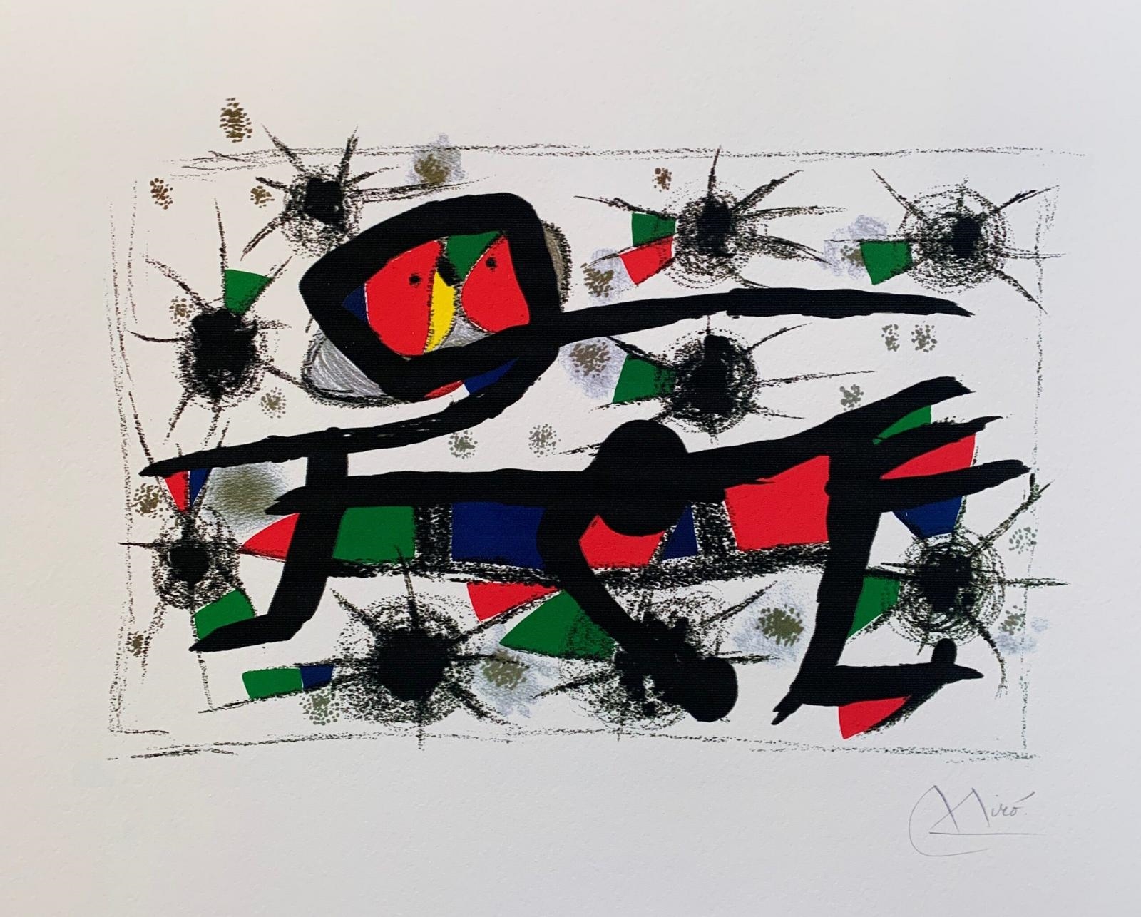Joan Miró | Joan Miro - Composition (1956) | MutualArt
