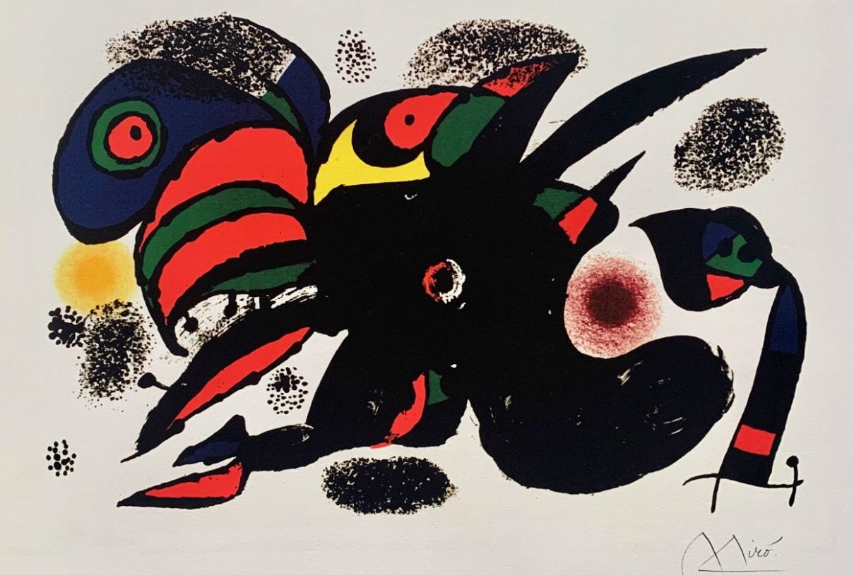 Joan Miró | Joan Miro - Composition (1956) | MutualArt