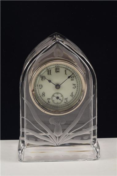 Sinclair | Sinclair cut glass Gothic form shelf clock | MutualArt