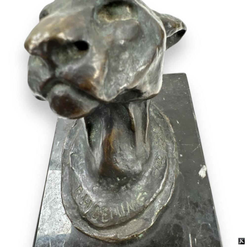 Edwin Willard Deming | Bust Of A Cougar | MutualArt