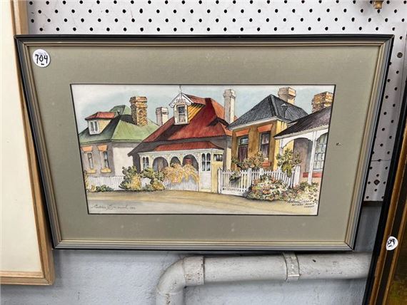 Cedric Emanuel | CEDRIC EMANUEL WATERCOLOUR - ARTHUR CIRCUS - SIGNED ...