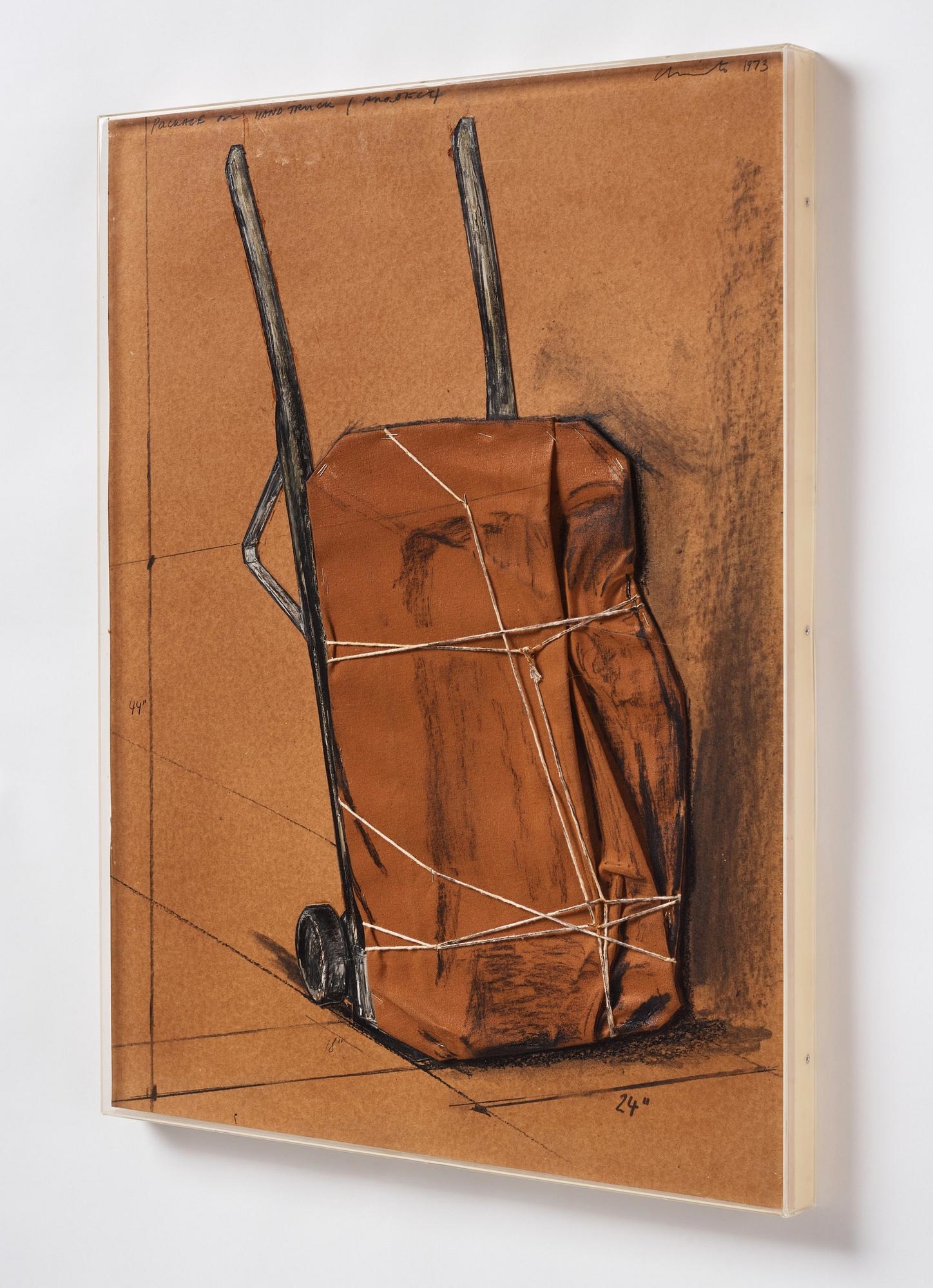 Christo | Package on hand truck (Project (1973) | MutualArt