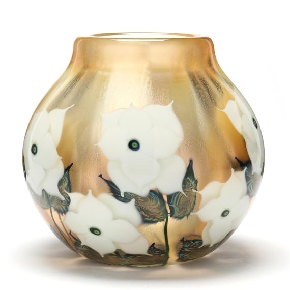 David Lotton | Large Cased Art Glass Vase (2015) | MutualArt