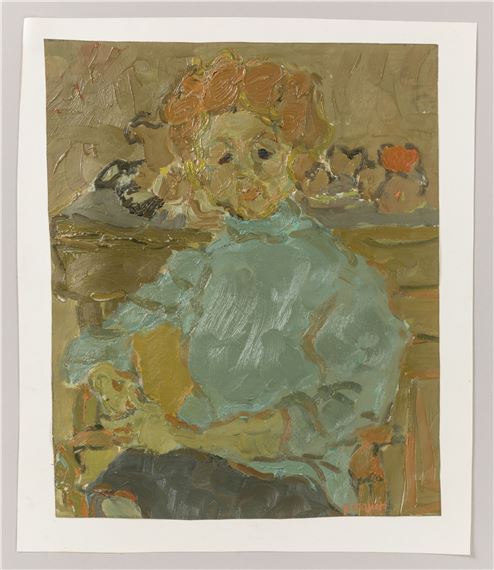 Pierre Coquet | Pierre COQUET (1926-2021) Danielle Huile sur papier ...