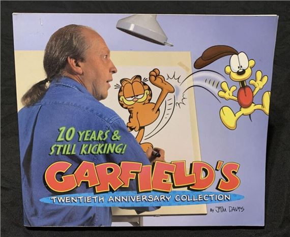 Jim Davis | Garfield’s Twentieth Anniversary book signed by (1998 ...