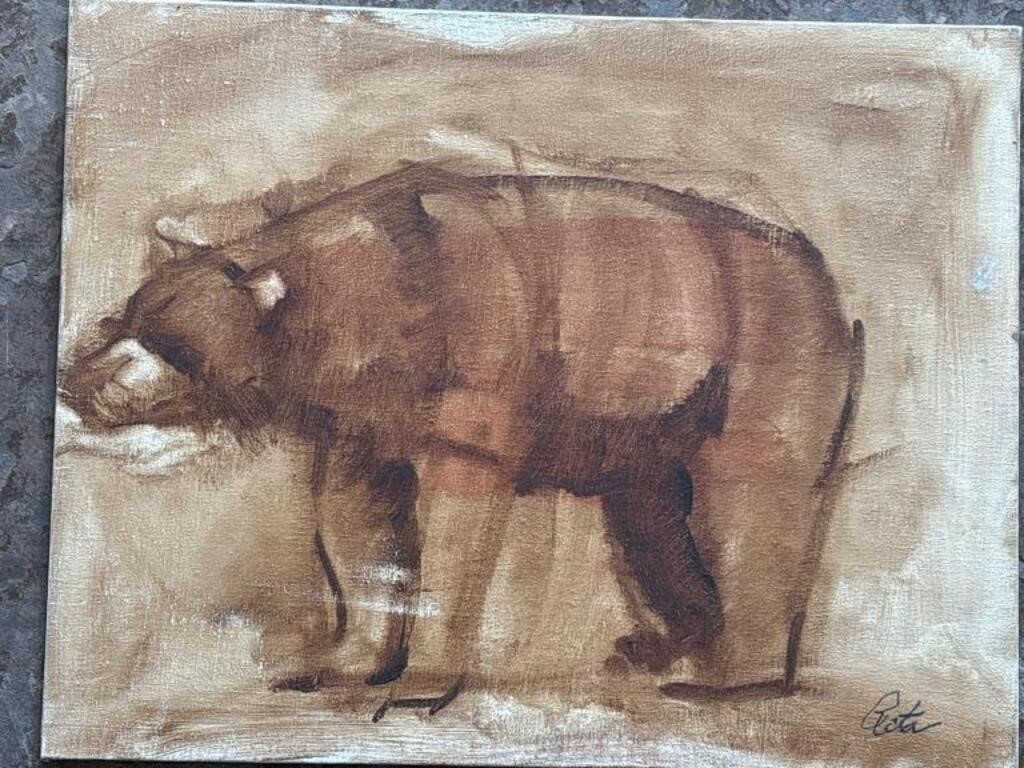 Rita Hoffman Shulak | Rita Shulak polar bear painting | MutualArt