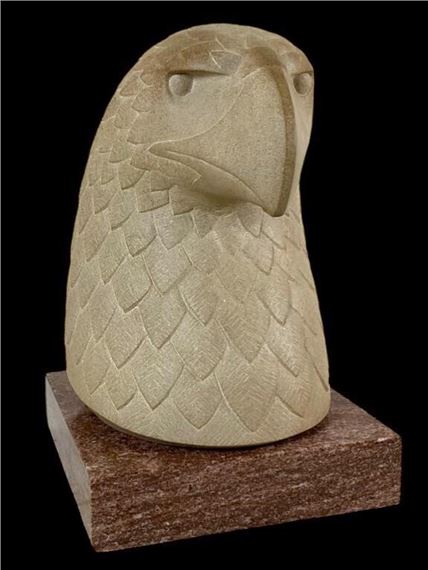 John Knutila | John Knutila Carved Stone Eagle | MutualArt
