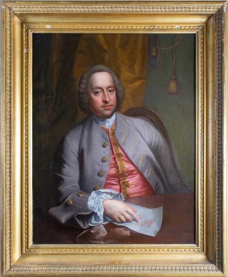 Sir Nathaniel Dance-Holland | A portrait of Mr Hill of Bristol | MutualArt