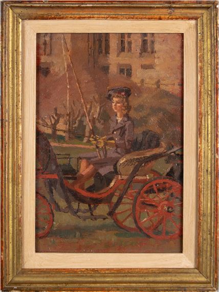 Allan Gwynne-Jones | Princess Elizabeth in a driving cart at Windsor ...