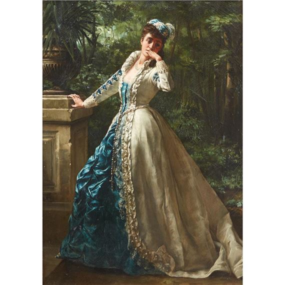 Reginald Machell | PORTRAIT DE MLLE N. DE S. (1879) | MutualArt