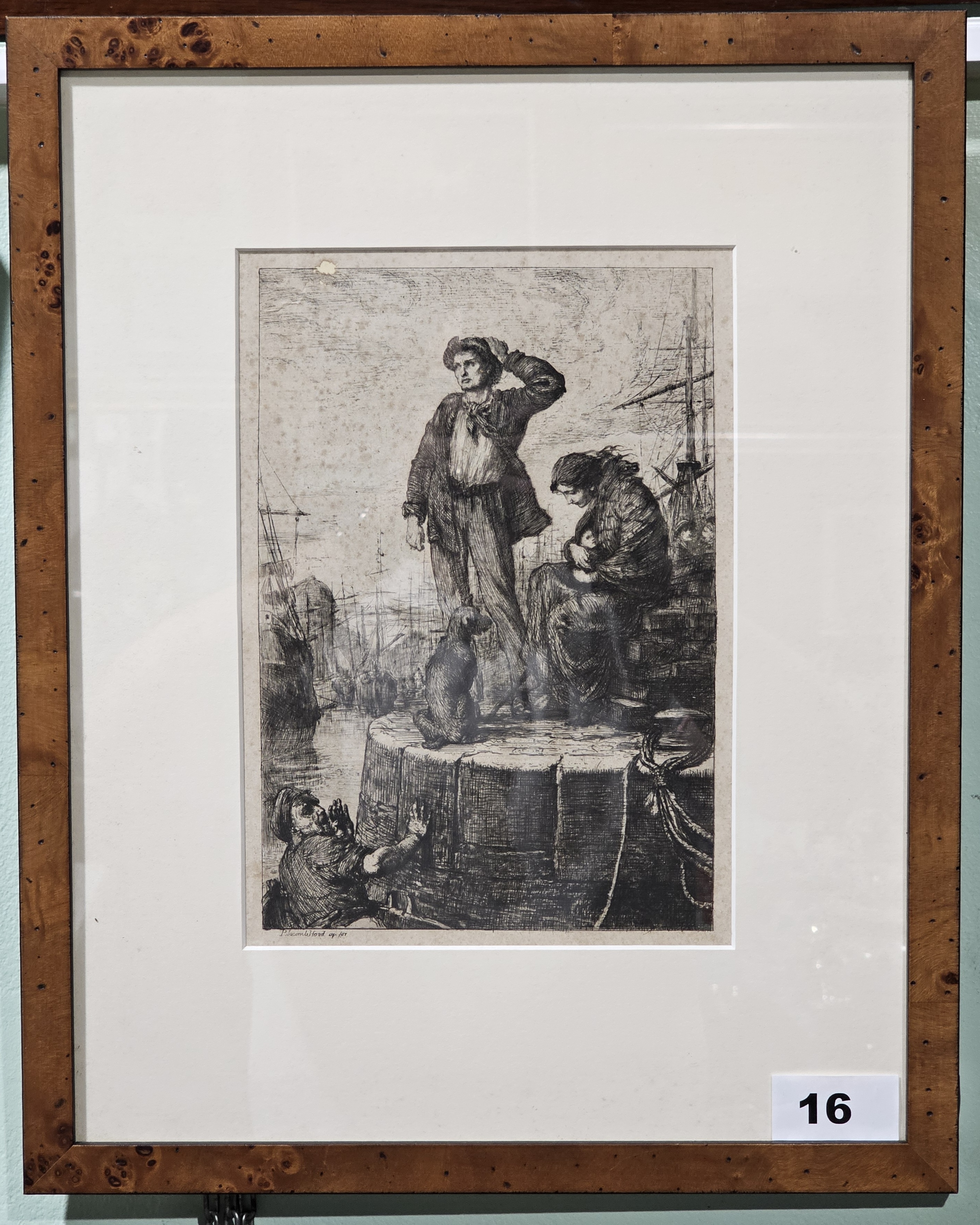 Jacob Hood | Gravura antiga de jacomb hood 1857-1929 (entitulado Lost ...