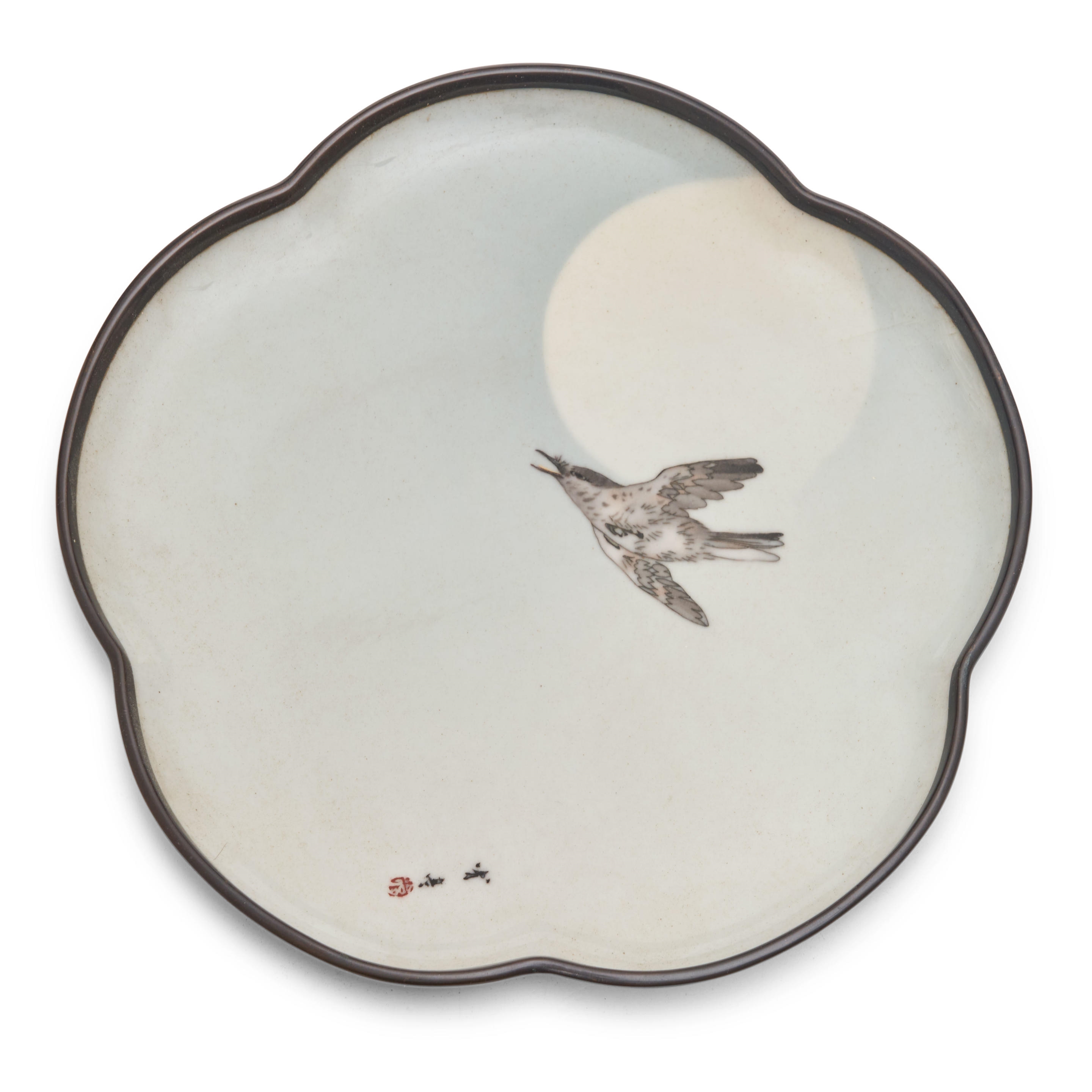 Namikawa Sosuke | A LOBED CLOISONNÉ ENAMEL TRAY, (19th Century 20th ...