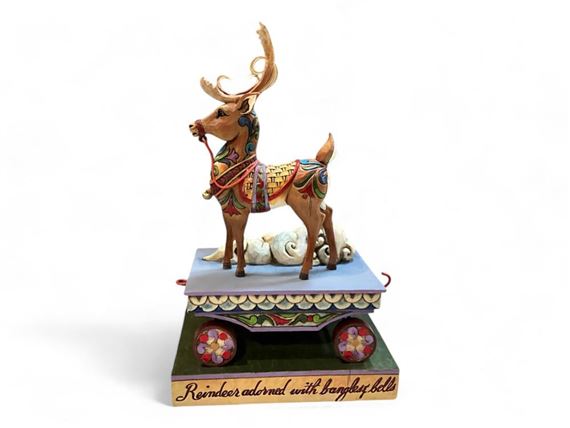 Jim Shore | Winter Wishes Speeding Your Way - Reindeer Christmas Train ...