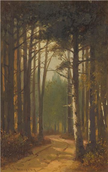 Benjamin Champney | Forest Path | MutualArt