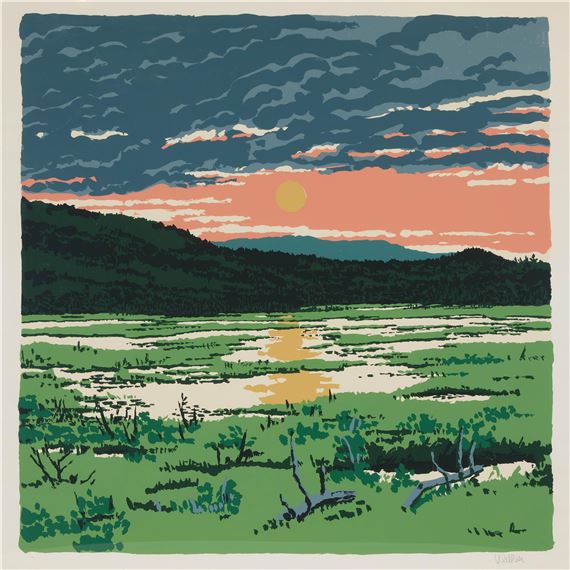 Neil Welliver | Synthetic Blue - St. John (2000) | MutualArt