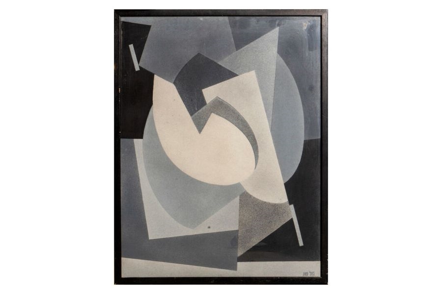 Jean Rets | Abstract grey and black | MutualArt