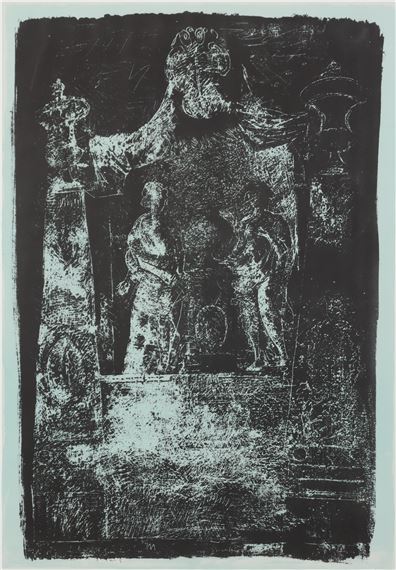 John Piper | Tomb of Grinling Gibbons- Exton Derbyshire | MutualArt