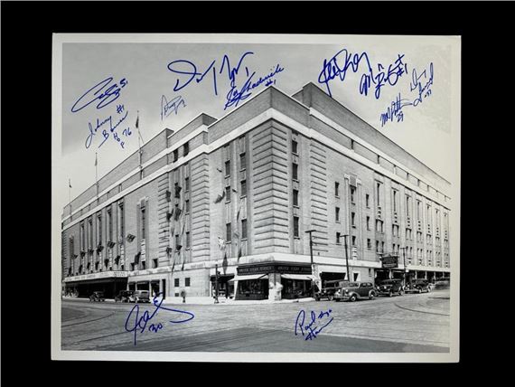 Paul Harrison | Maple Leafs Gardens Signed by 11 Former Leaf Goalies ...