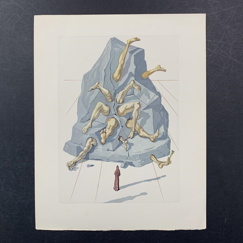Salvador Dalí | Salvador Dali's Hell Canto 21 Illustration from La ...