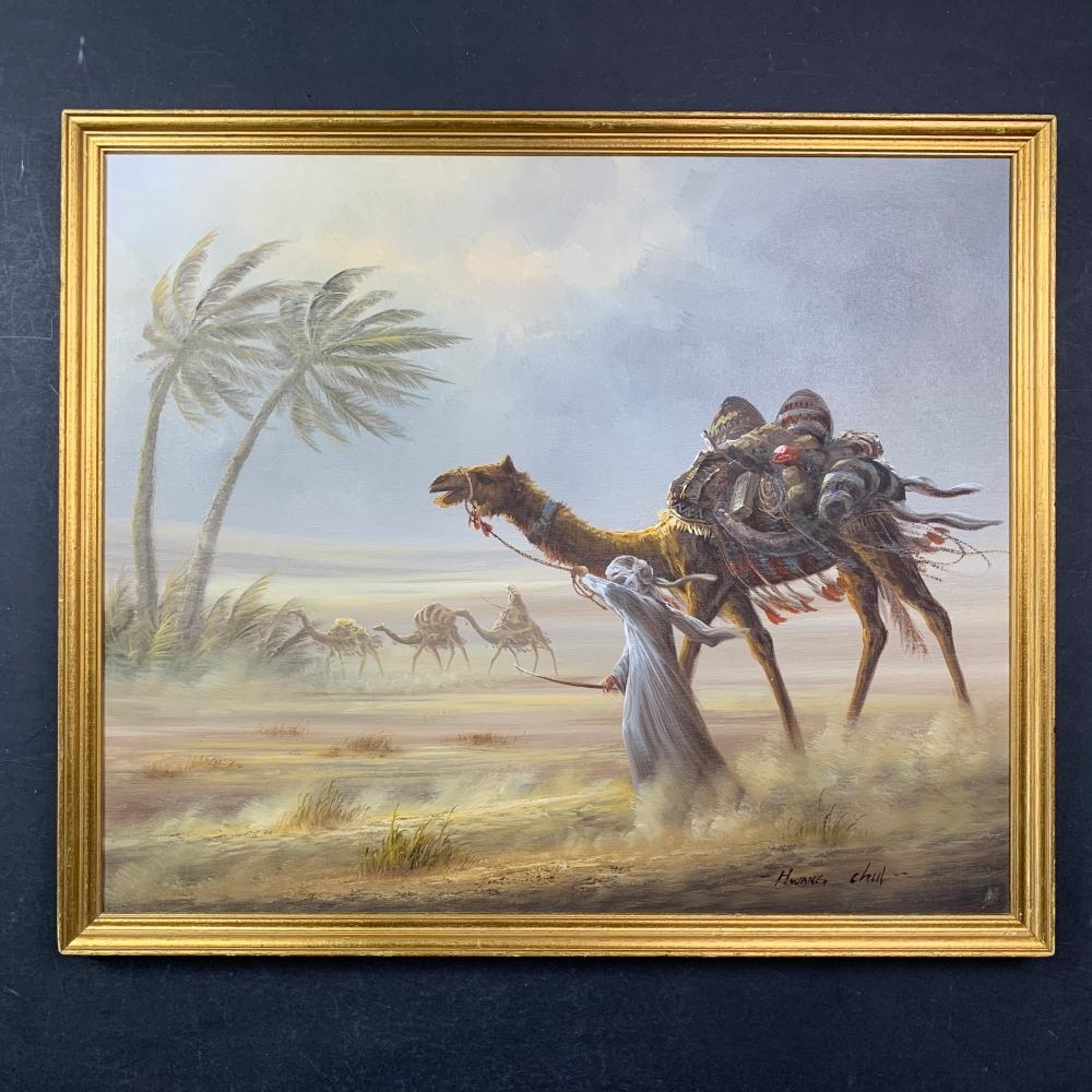 Hwang Chul | Hwang Chul's Arabian Desert Original | MutualArt