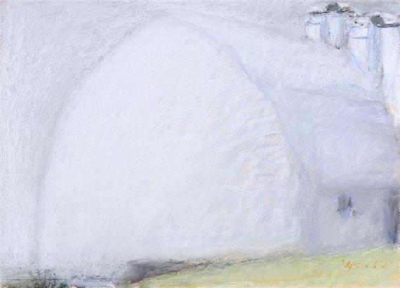 Wolf Kahn | White Barn (16) | MutualArt