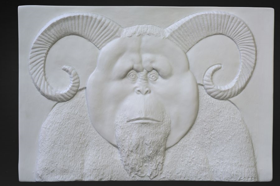 Mauro Corda | Mauro CORDA (born 1960) Tête d'Orang-outan-Bélier ...