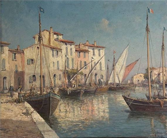 Charles Malfroy | Mediterranean port | MutualArt
