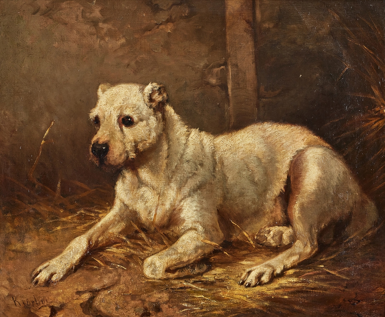 Carl Frederik Kiorboe | Hundvalp | MutualArt