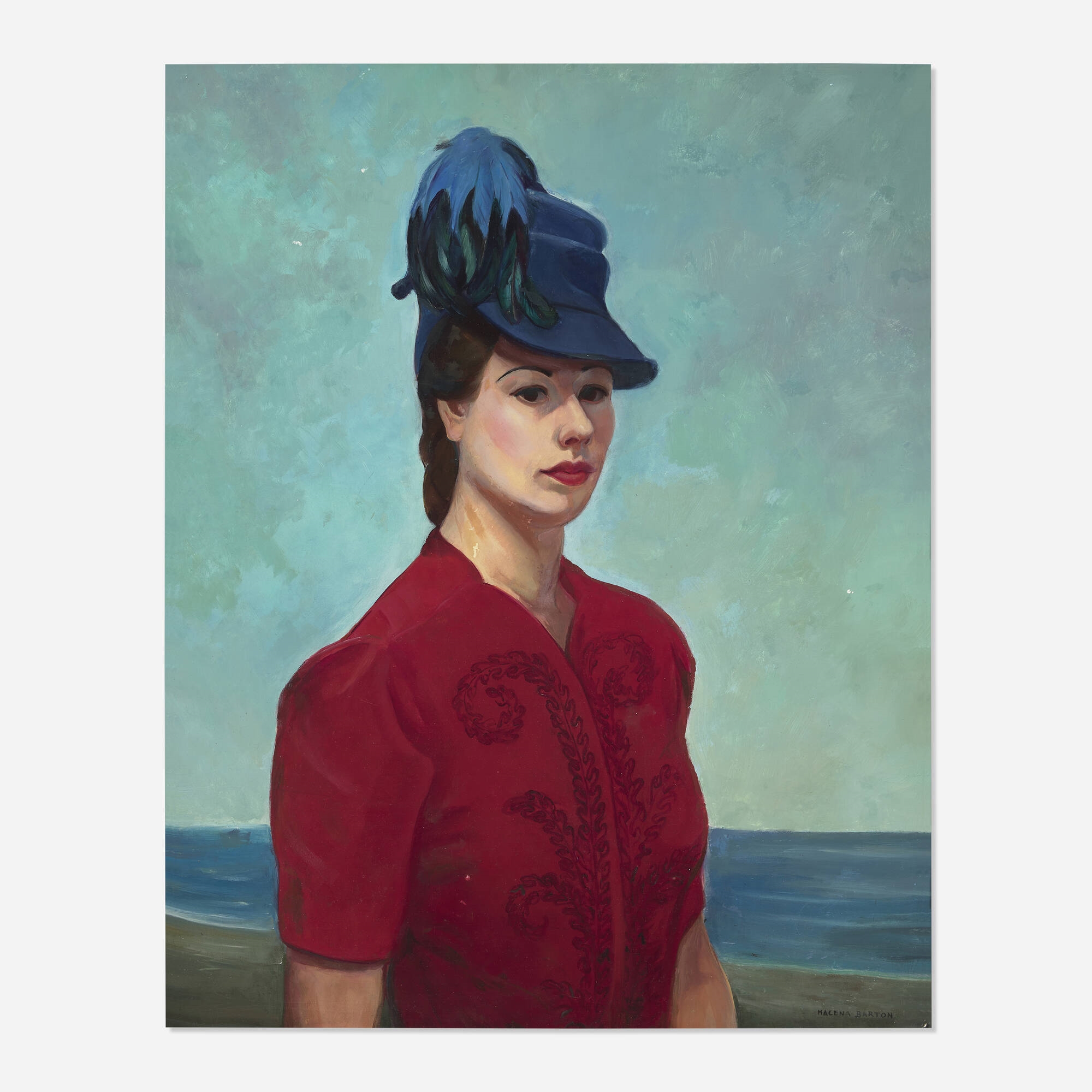 Macena Alberta Barton | Self-portrait | MutualArt