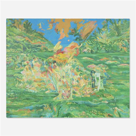 Milton Derr | The Gardens II (1990) | MutualArt