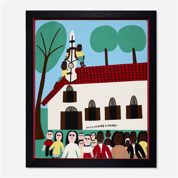 Amos Ferguson | People After Church | MutualArt